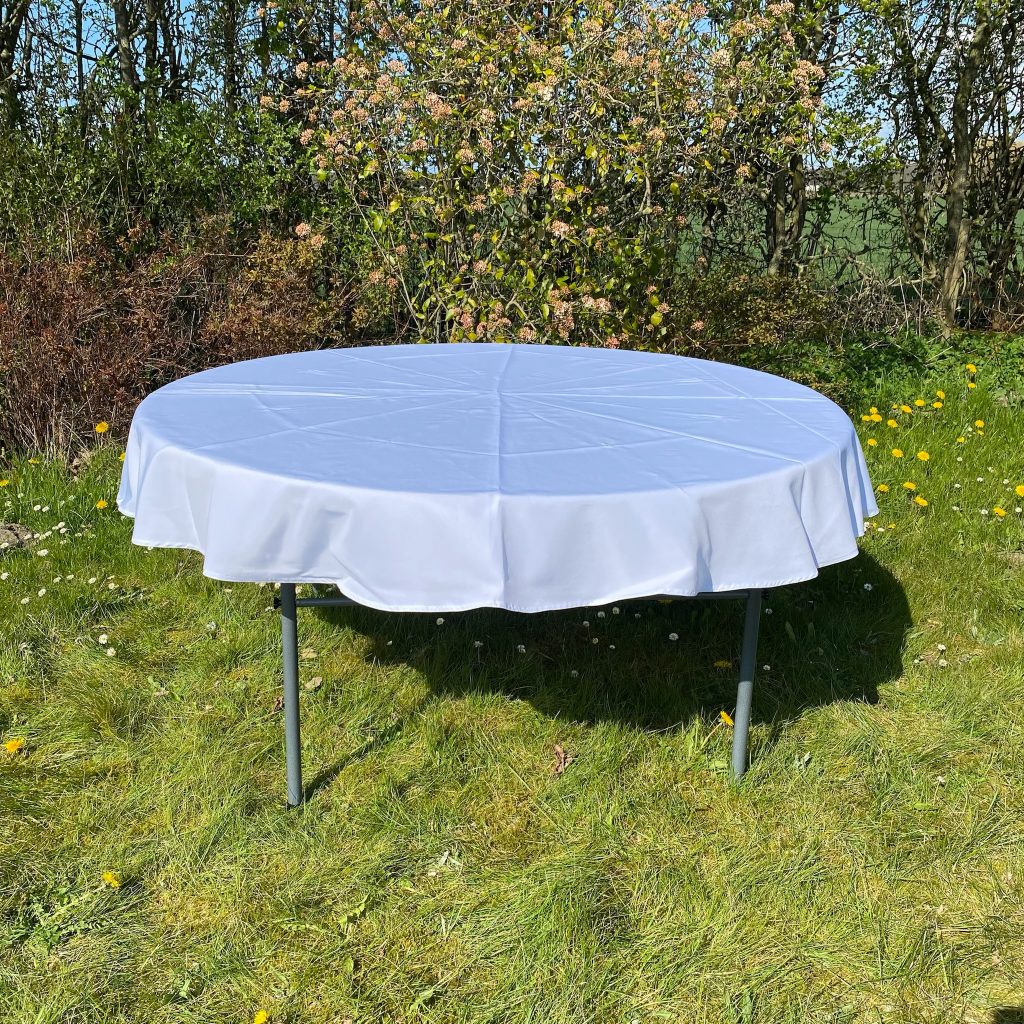 Hvid Dug Rund - Festfidusen